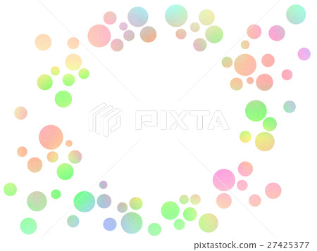 Frame with polka dots - Stock Illustration [27425377] - PIXTA
