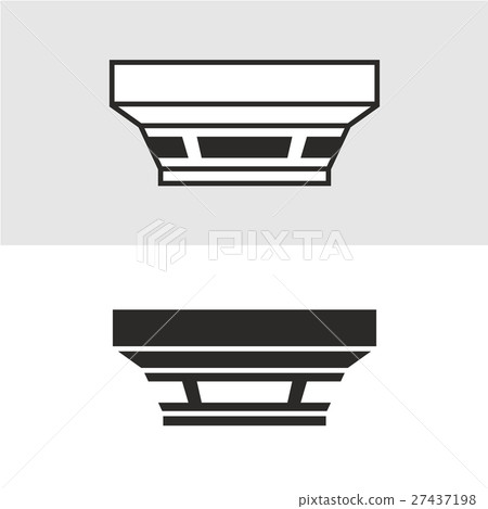 Smoke detector vector illustration side view - Stock Illustration ...