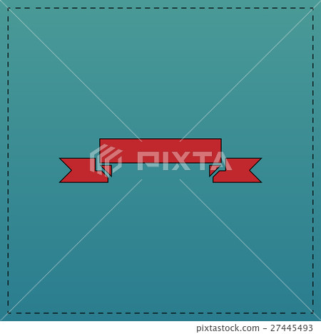 ribbon computer symbol - Stock Illustration [27445493] - PIXTA