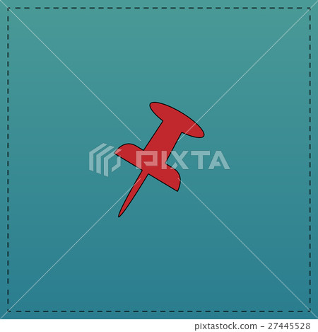 push pins computer symbol - Stock Illustration [27445528] - PIXTA