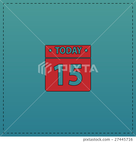 Calendar computer symbol - Stock Illustration [27445716] - PIXTA