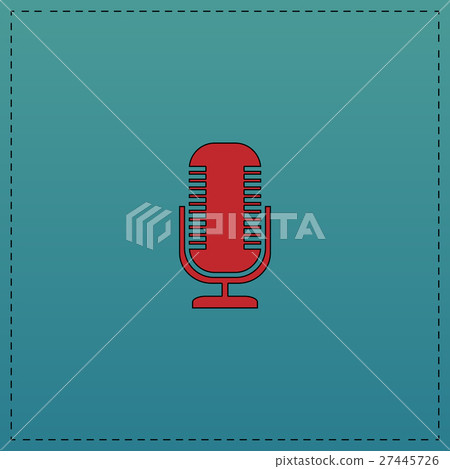 Microphone computer symbol - Stock Illustration [27445726] - PIXTA