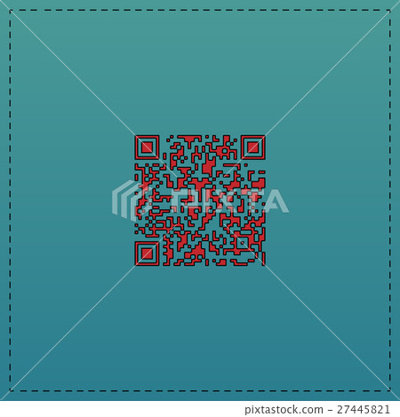 Qr code computer symbol - Stock Illustration [27445821] - PIXTA