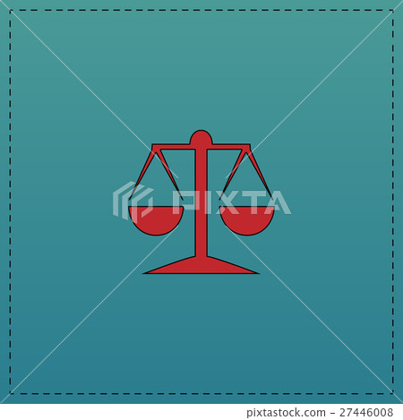 Mechanical scales computer symbol - Stock Illustration [27446008] - PIXTA