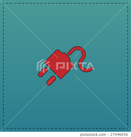 Power cord computer symbol - Stock Illustration [27446056] - PIXTA
