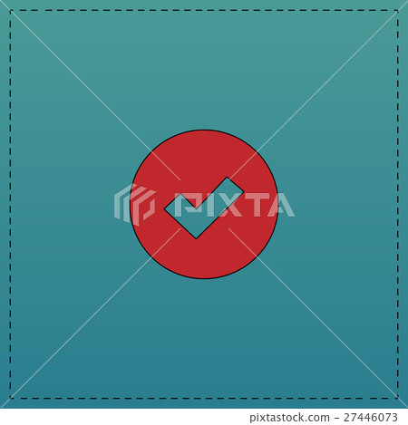 Tick computer symbol - Stock Illustration [27446073] - PIXTA