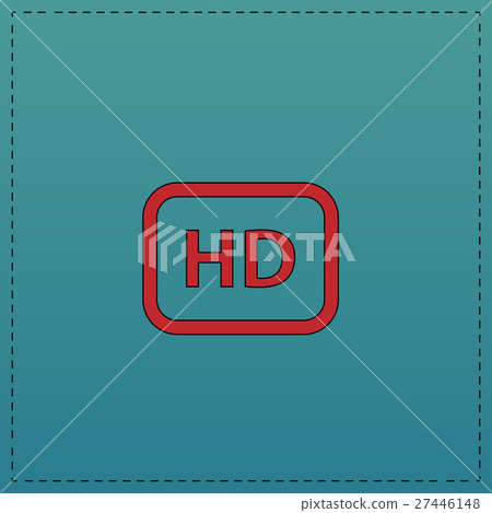 HD computer symbol - Stock Illustration [27446148] - PIXTA