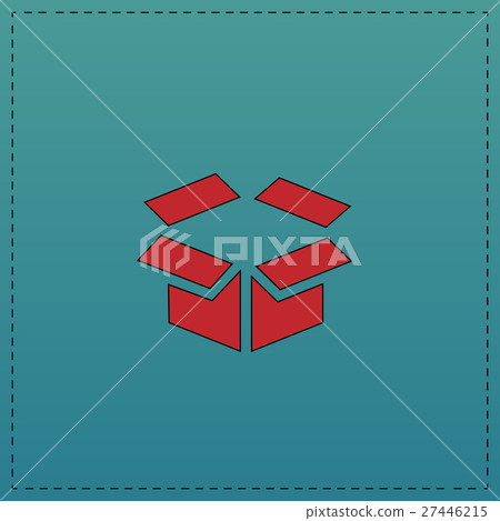 Open box computer symbol - Stock Illustration [27446215] - PIXTA