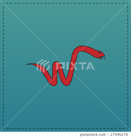 Snake computer symbol-插圖素材 [27446278] - PIXTA圖庫