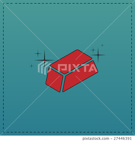 gold bars computer symbol - Stock Illustration [27446391] - PIXTA