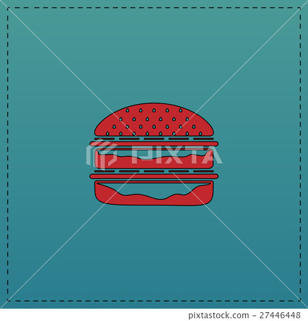 hamburger computer symbol - Stock Illustration [27446448] - PIXTA