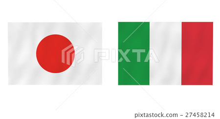 Japan, Italy (national flag) - Stock Illustration [27458214] - PIXTA