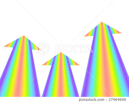 Rainbow arrow - Stock Illustration [27464699] - PIXTA