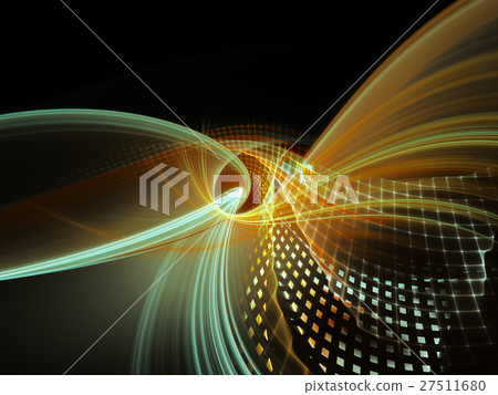 Digital art abstract background element - Stock Illustration [27511680 ...