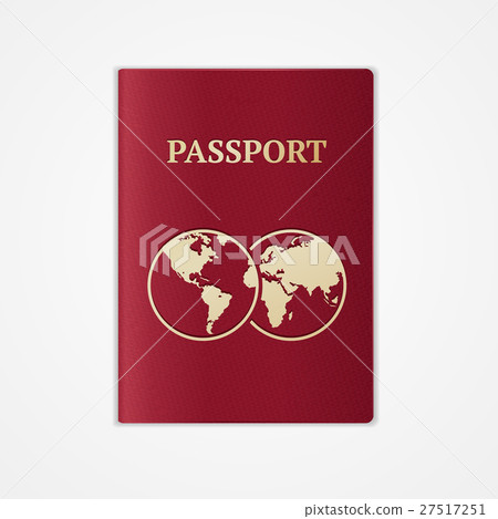 Vector passport. Flat Design - Stock Illustration [27517251] - PIXTA