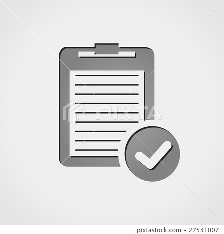 report grey icon - Stock Illustration [27531007] - PIXTA