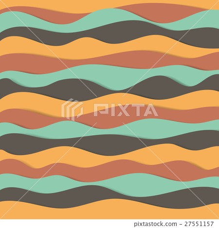 Colorful paper layer style background - Stock Illustration [27551157 ...