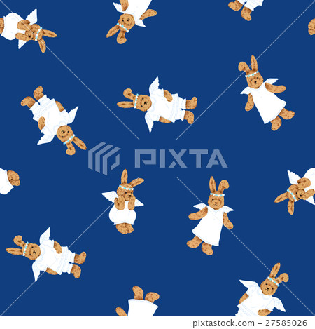 Cute angel rabbit - Stock Illustration [27585026] - PIXTA
