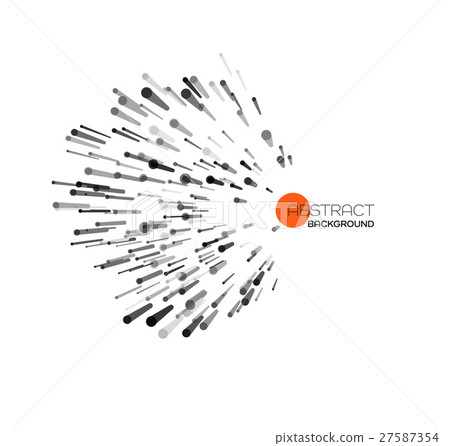 Vector explosion lines-插圖素材 [27587354] - PIXTA圖庫