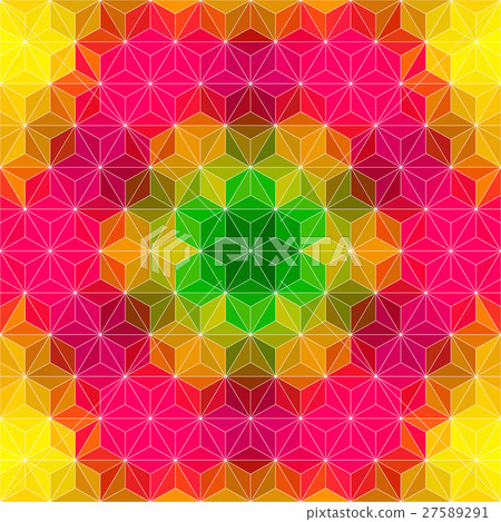 Abstract Triangle Pattern - Stock Illustration [27589291] - PIXTA