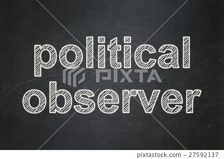 Political concept: Political Observer on - Stock Illustration [27592137 ...