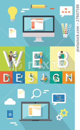 Web Design. Search Engine Optimization Concept - Stock Illustration ...