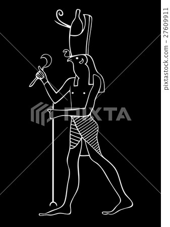 Horus - Hor - God of Ancient Egypt - Stock Illustration [27609911] - PIXTA