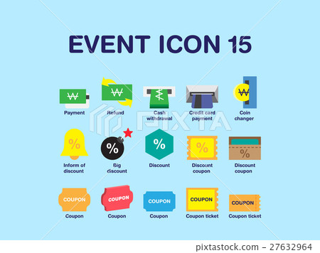 icon, event, color - Stock Illustration [27632964] - PIXTA