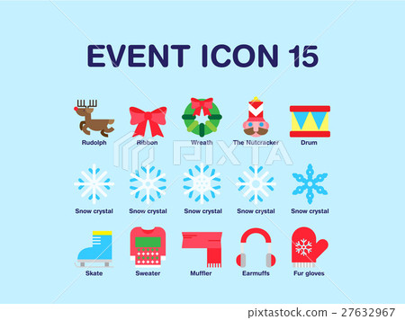 Christmas, event, icon - Stock Illustration [27632967] - PIXTA