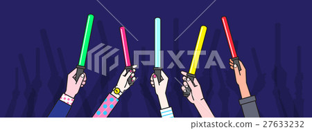 cheering, hand, hand gesture - Stock Illustration [27633232] - PIXTA