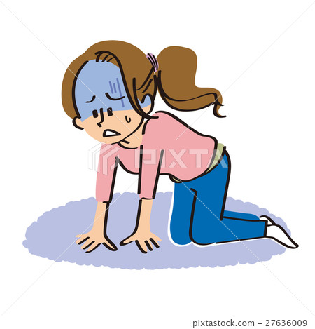 A despairing woman - Stock Illustration [27636009] - PIXTA