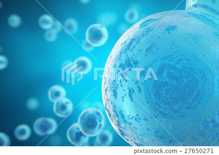 Blue cell background. Life and biology, medicine - Stock Illustration ...