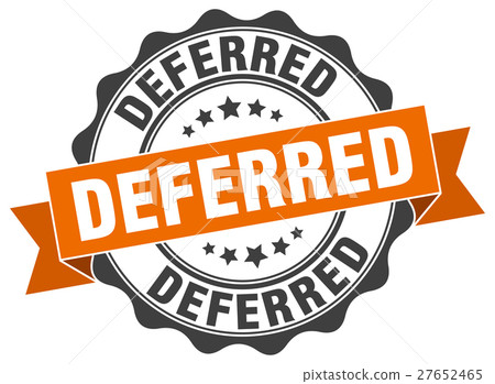deferred stamp. sign. seal - Stock Illustration [27652465] - PIXTA