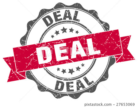 deal stamp. sign. seal - Stock Illustration [27653069] - PIXTA