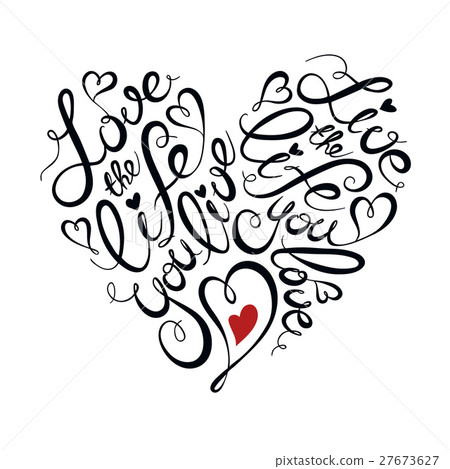 heart shaped quote - Stock Illustration [27673627] - PIXTA
