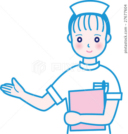 Nurse guide information - Stock Illustration [27677604] - PIXTA