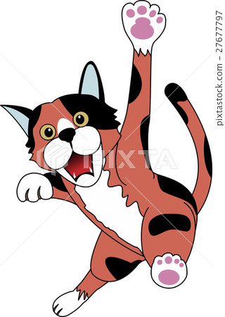 Cat punch - Stock Illustration [27677797] - PIXTA