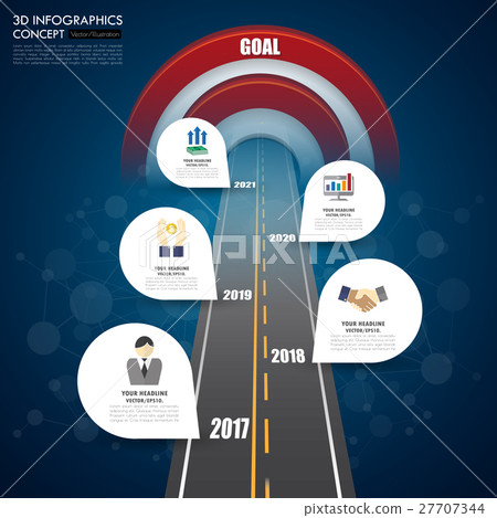 3d Infographic Template. Data Visualization. - Stock Illustration ...