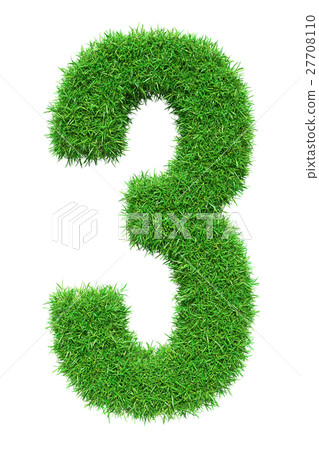 Green grass number 3 - Stock Illustration [27708110] - PIXTA