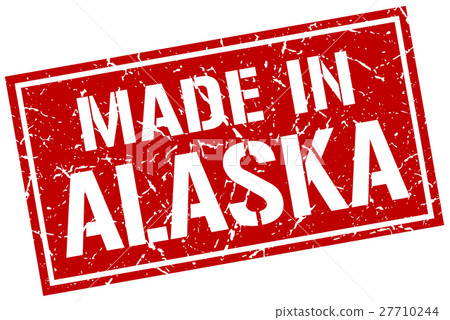 made in Alaska stamp - Stock Illustration [27710244] - PIXTA