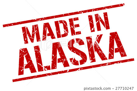 made in Alaska stamp - Stock Illustration [27710247] - PIXTA