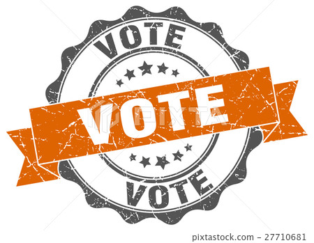vote stamp. sign. seal - Stock Illustration [27710681] - PIXTA