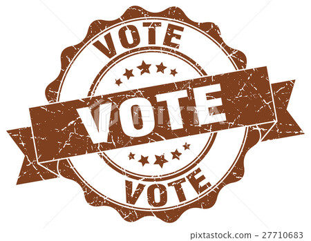 vote stamp. sign. seal - Stock Illustration [27710683] - PIXTA