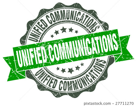 unified communications stamp. sign. seal - Stock Illustration [27711270 ...