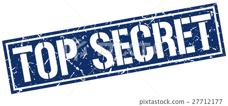top secret square grunge stamp - Stock Illustration [27712177] - PIXTA