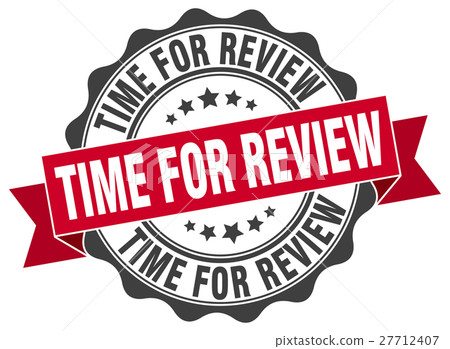 time for review stamp. sign. seal - Stock Illustration [27712407] - PIXTA