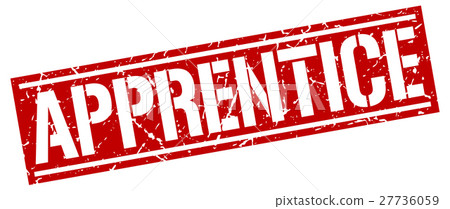 apprentice square grunge stamp - Stock Illustration [27736059] - PIXTA