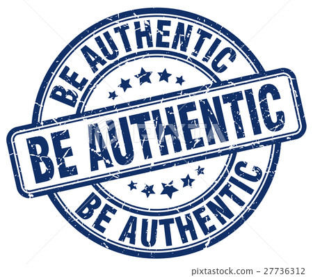 be authentic blue grunge stamp - Stock Illustration [27736312] - PIXTA
