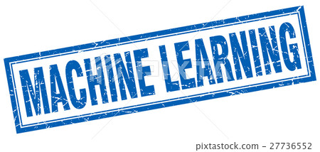 machine learning square stamp - Stock Illustration [27736552] - PIXTA