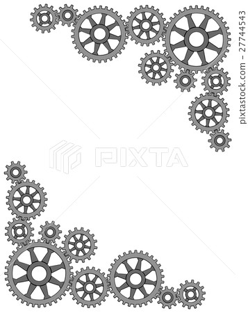 Gear frame - Stock Illustration [27744543] - PIXTA